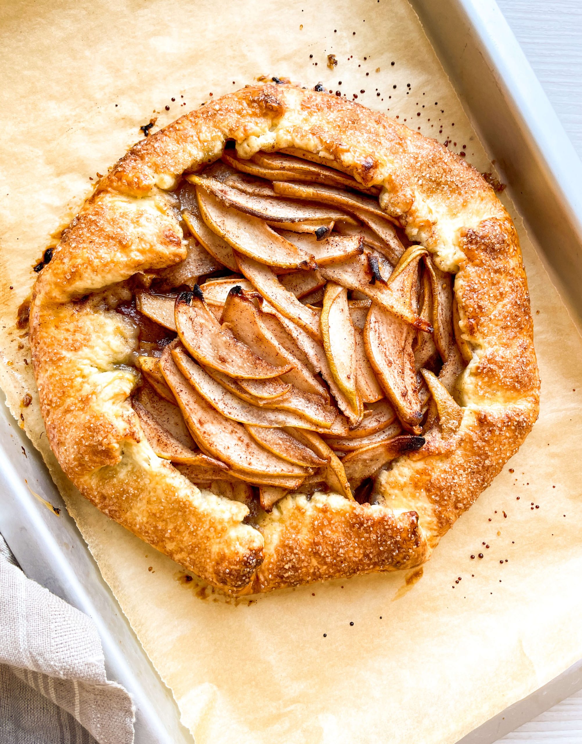 Rustic Pear Galette - Cake To Kale