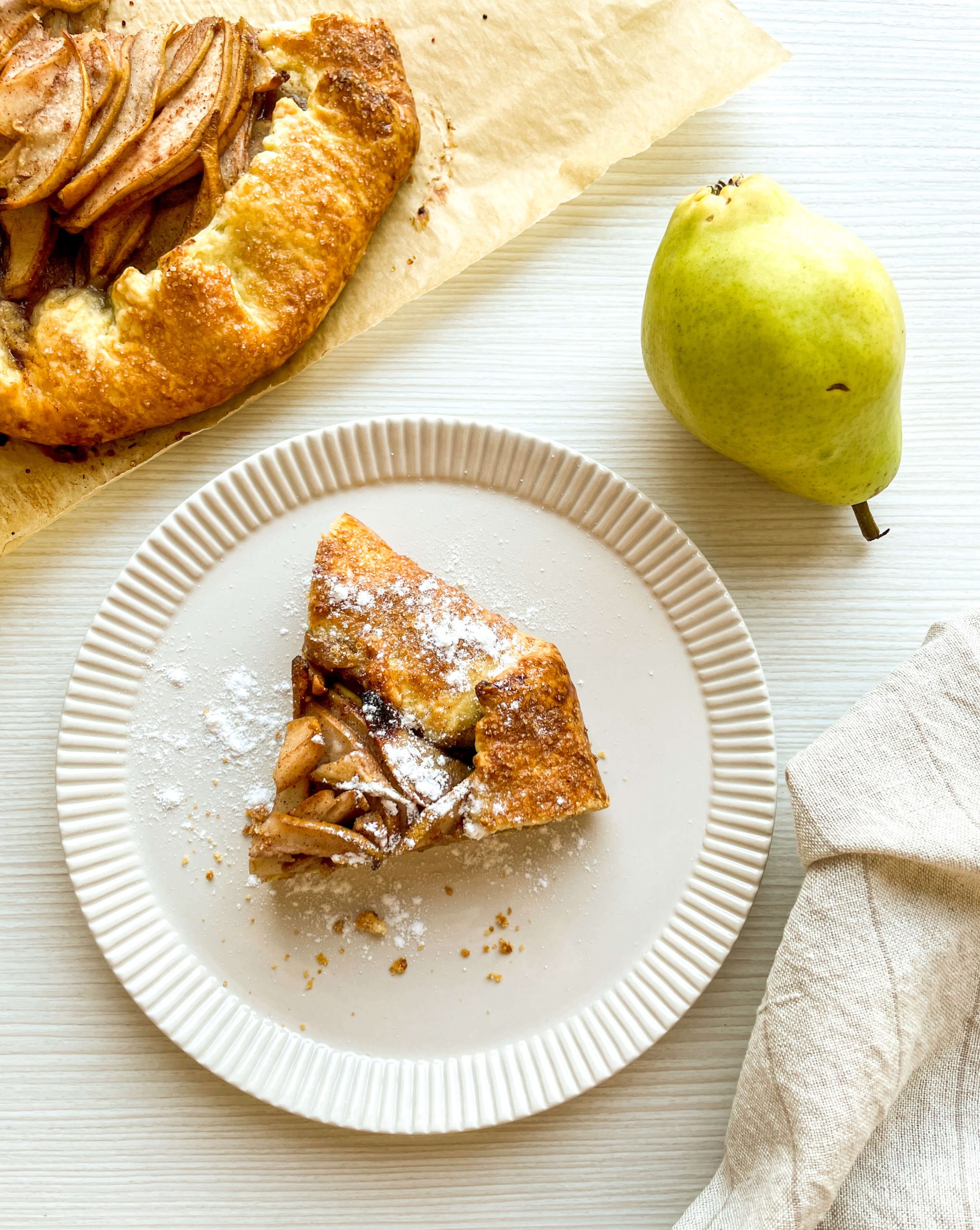 Rustic Pear Galette - Cake To Kale
